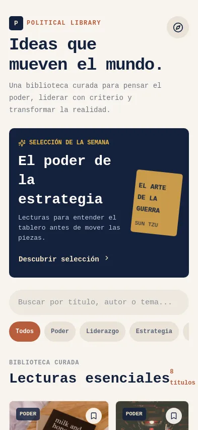 Political Library Mobile