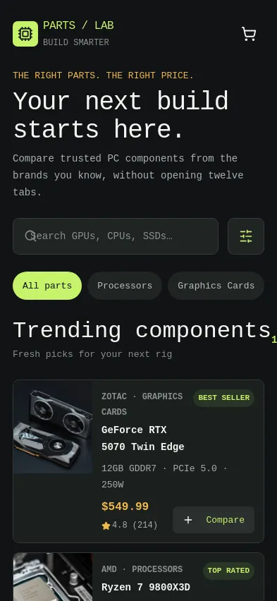 PC Parts Shopper