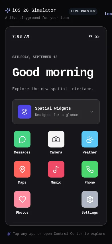 iOS 26 Simulator Pro