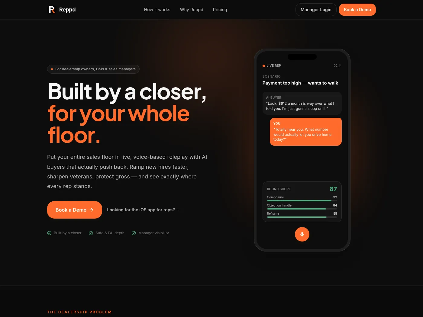 Reppd Landing Page