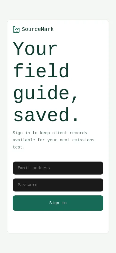 Emissions Test Guide