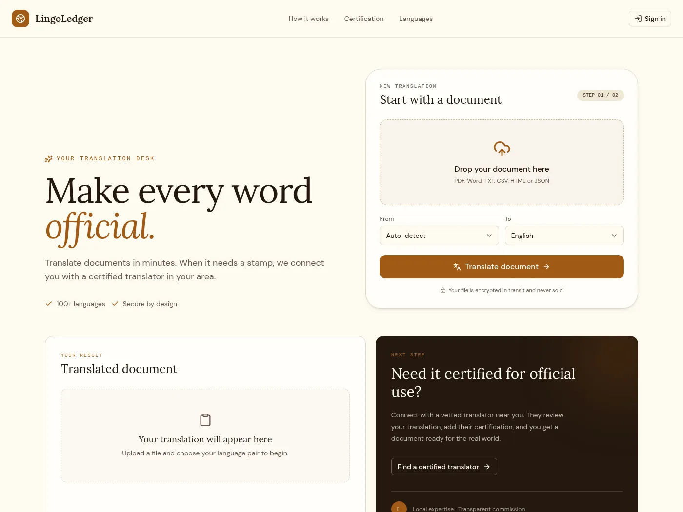 Global Docs Translator