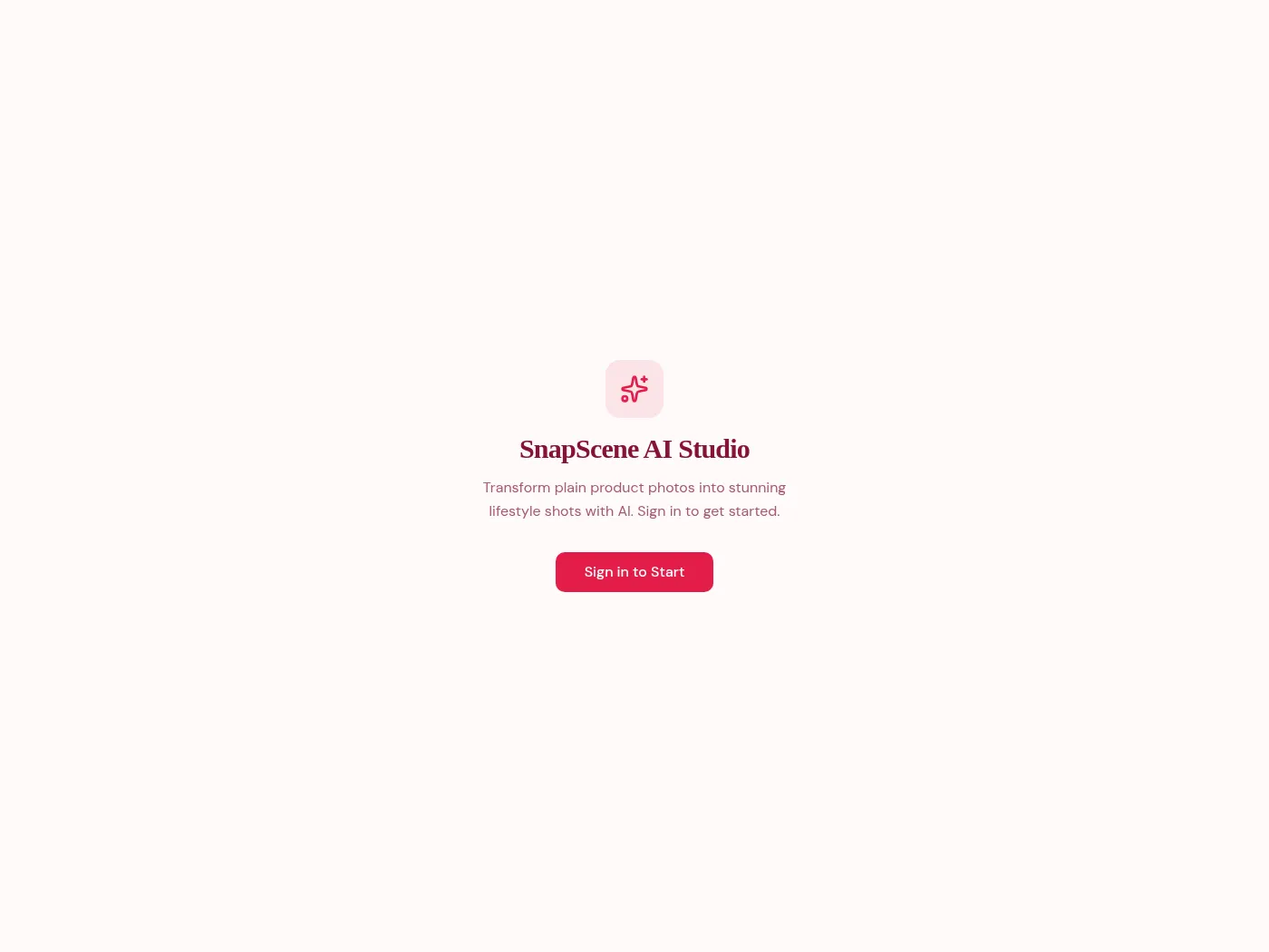 SnapScene AI Studio