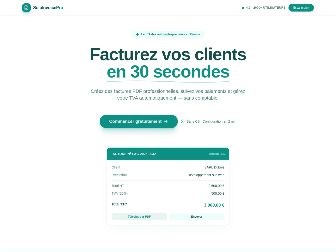 SoloInvoice Pro