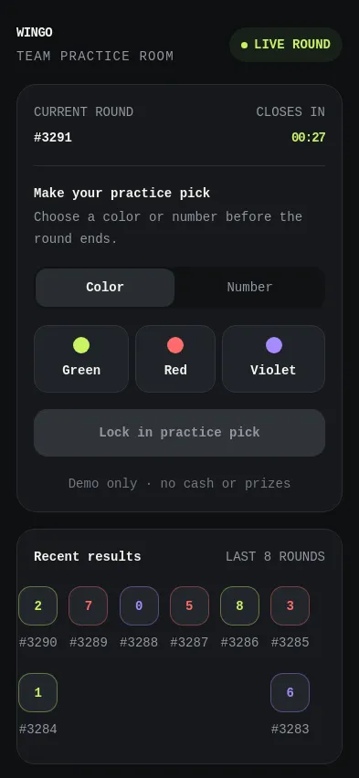 Wingo Dark Game Template