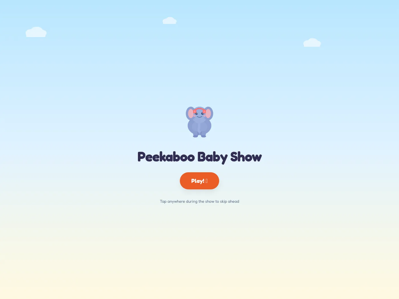 Peekaboo Baby Show