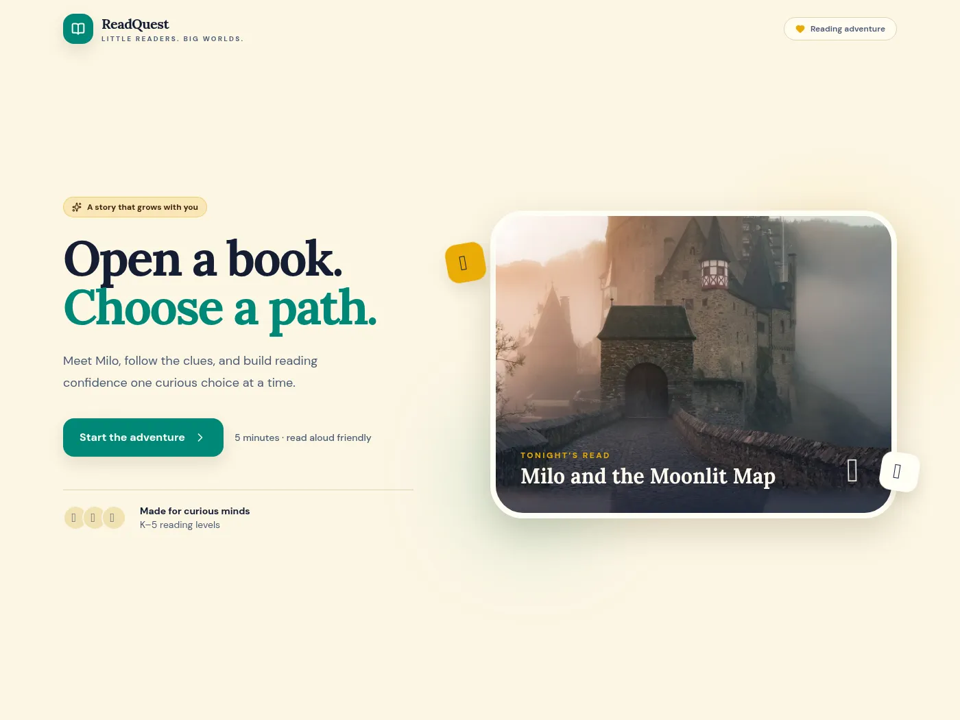 ReadQuest Kids App