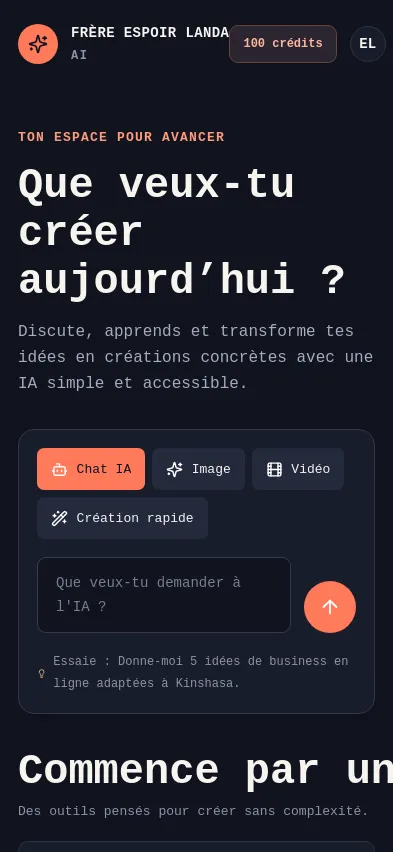 Frère Espoir Landa AI