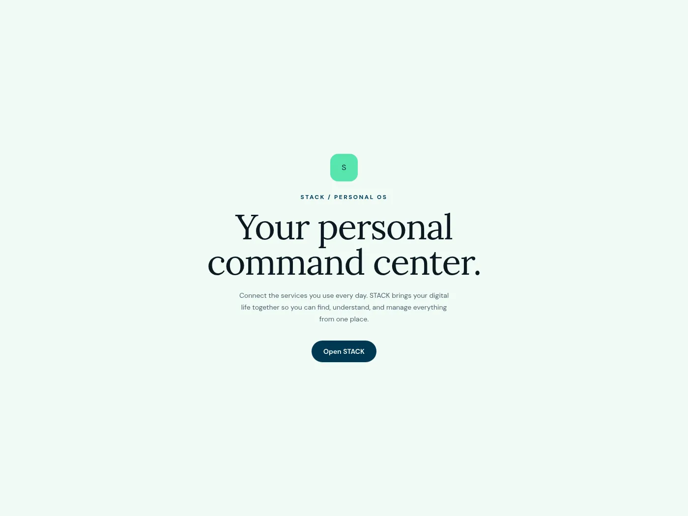 STACK Command Center