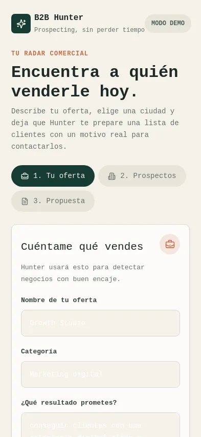 B2B Hunter App