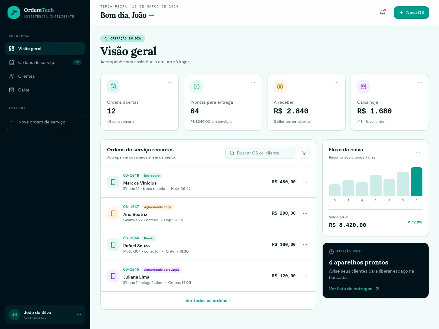 OrdemTech Service App