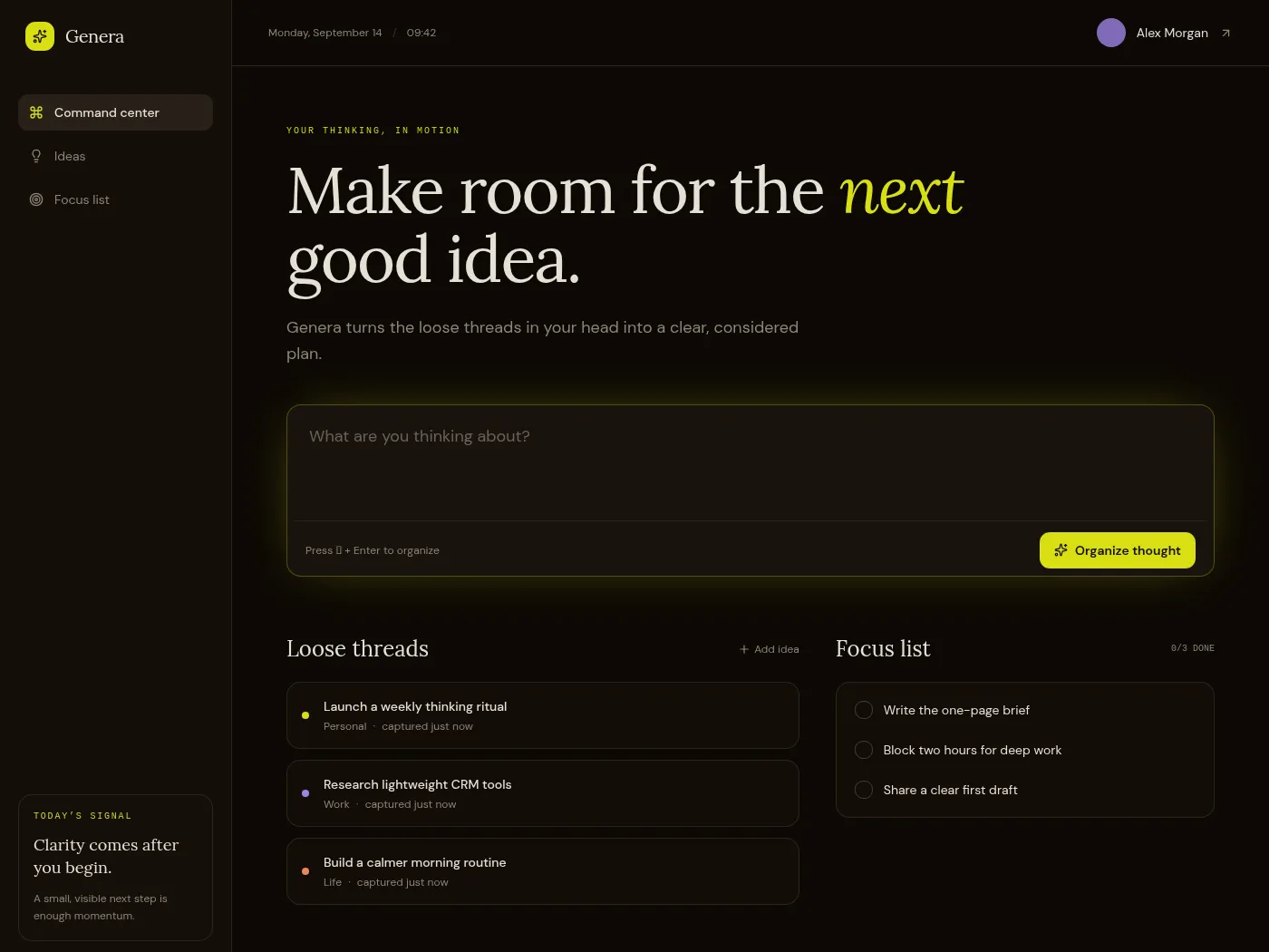 Genera AI Workspace