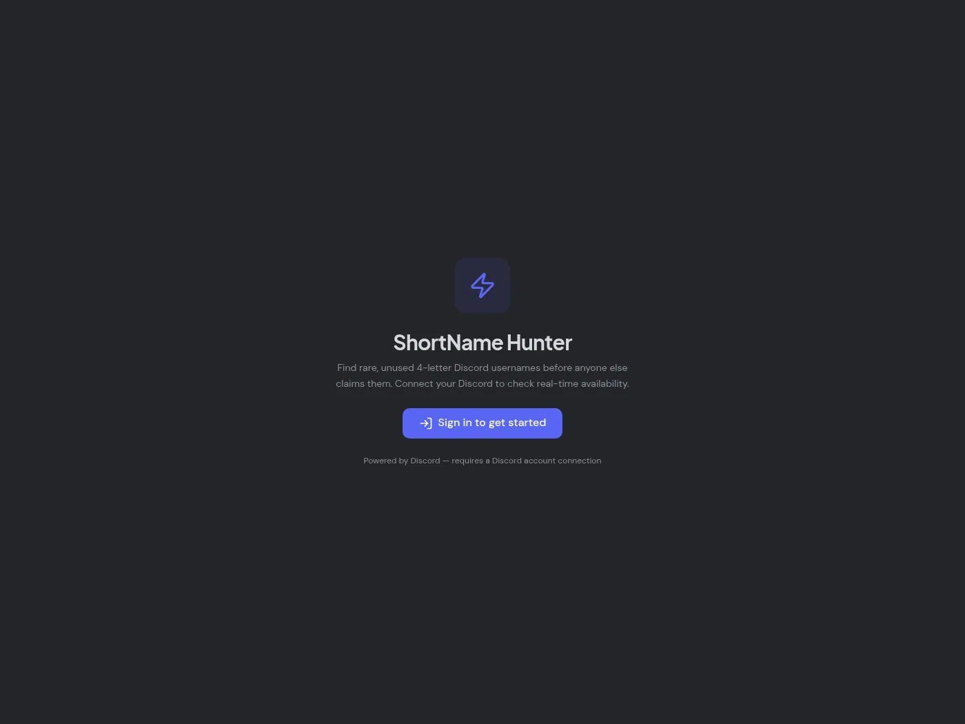 ShortName Hunter