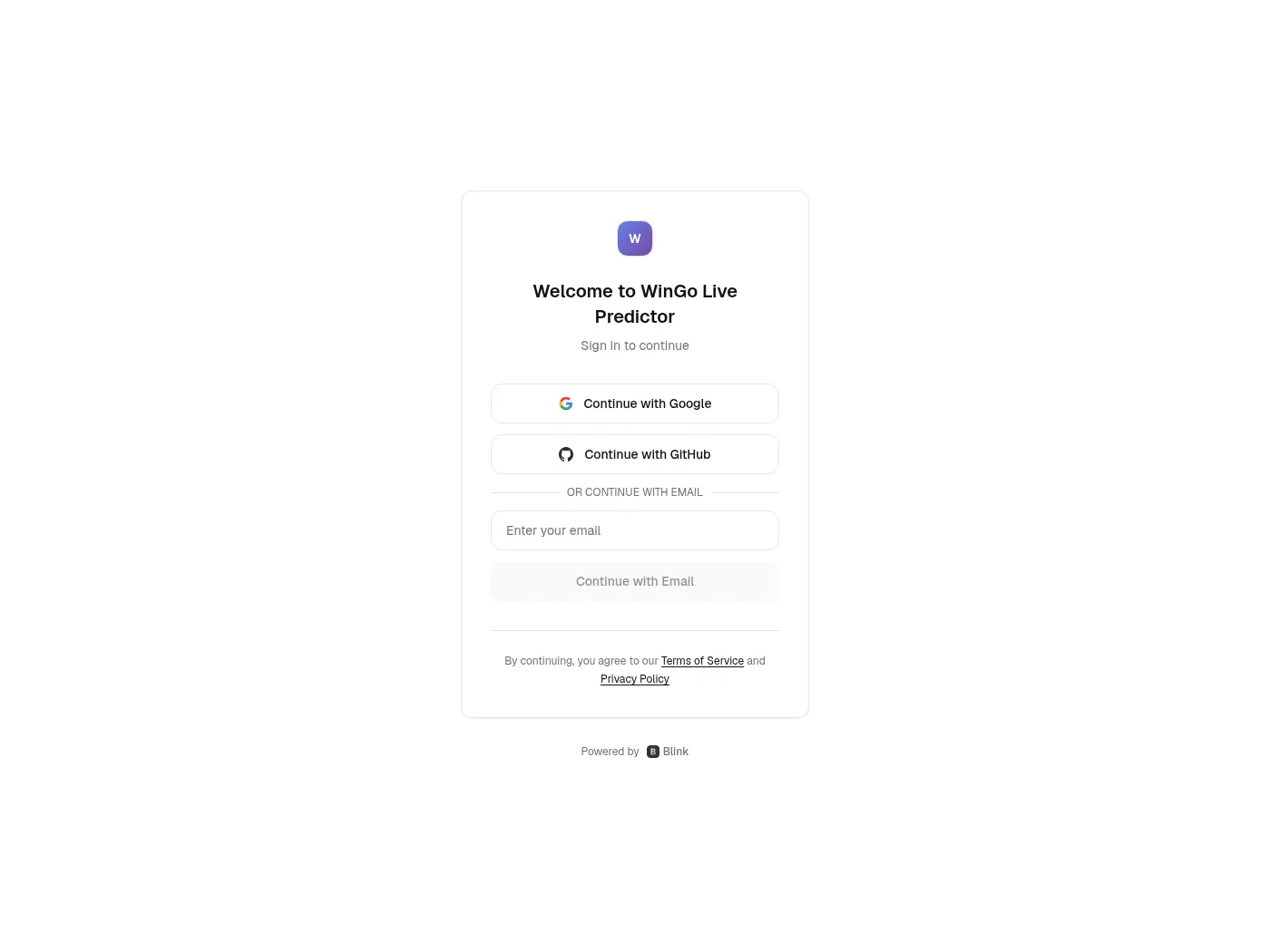 WinGo Live Predictor