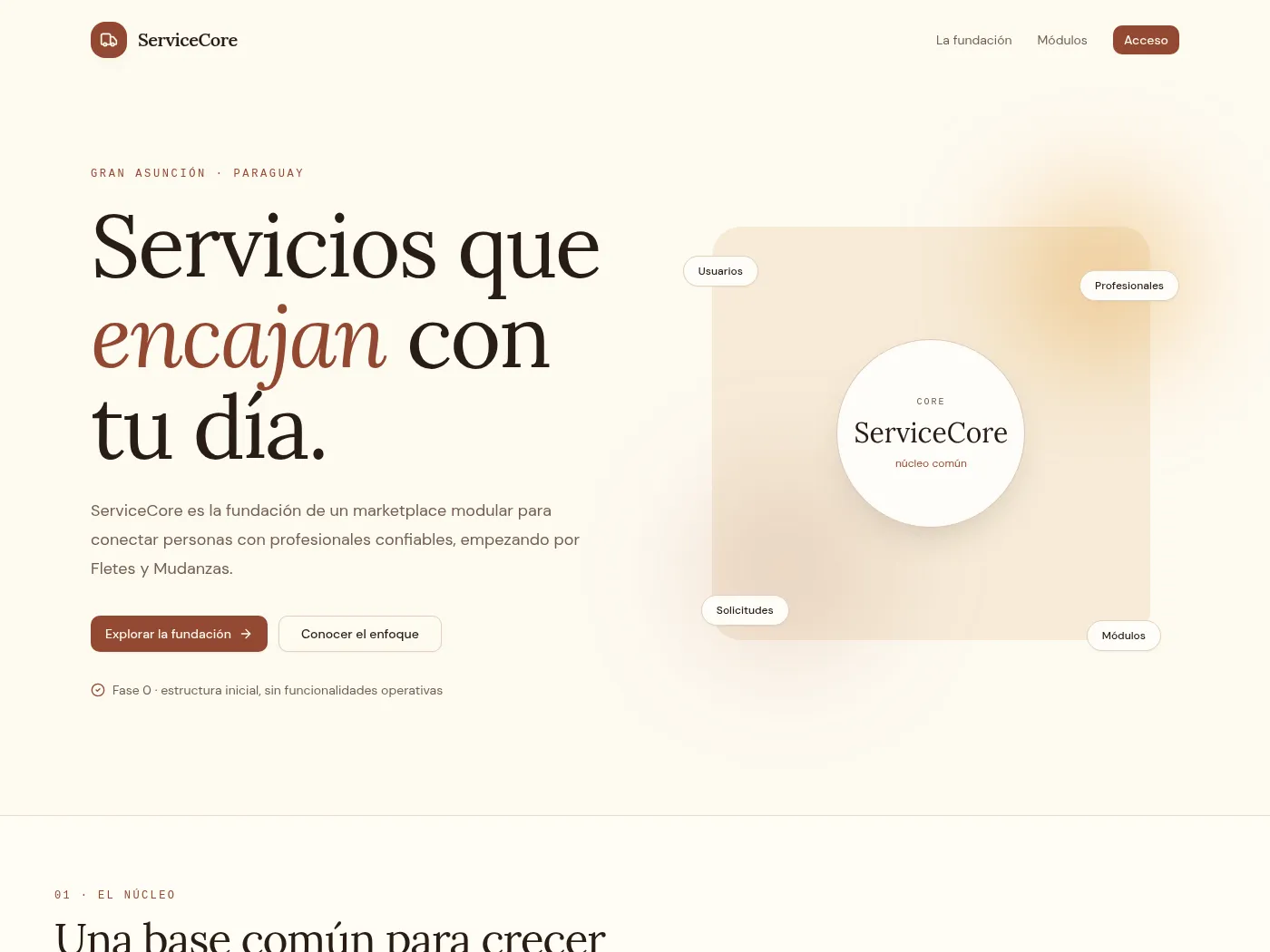ServiceCore Marketplace Platform