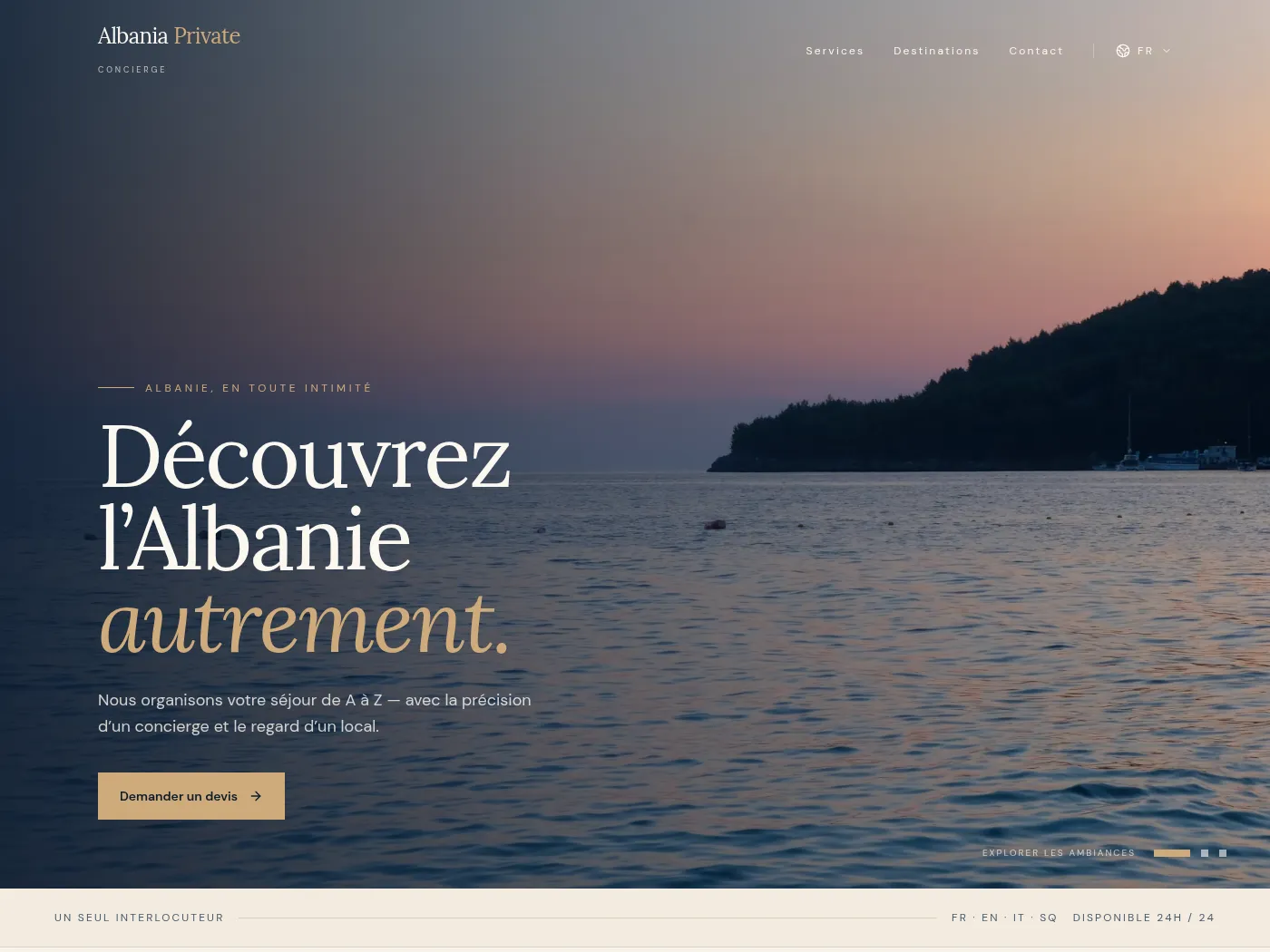 Albania Concierge Web