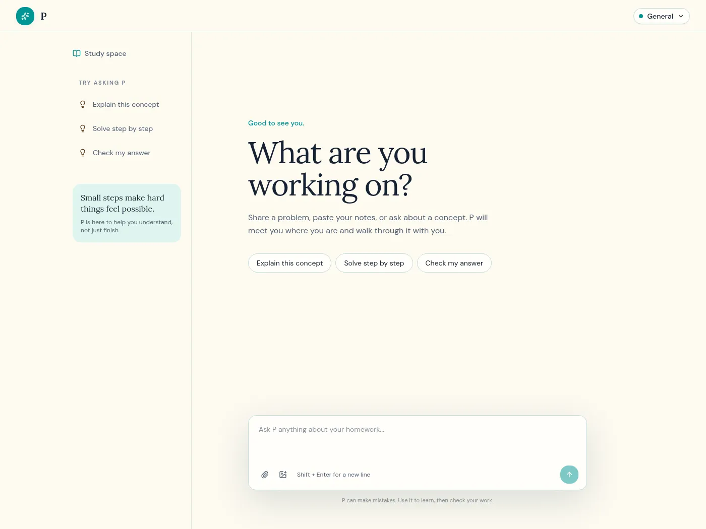 P Homework AI