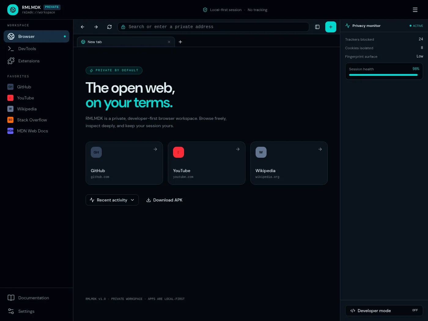 RMLMDK Web Browser