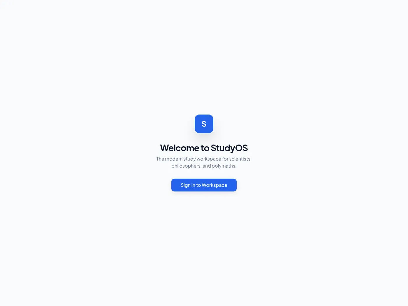 StudyOS Workspace