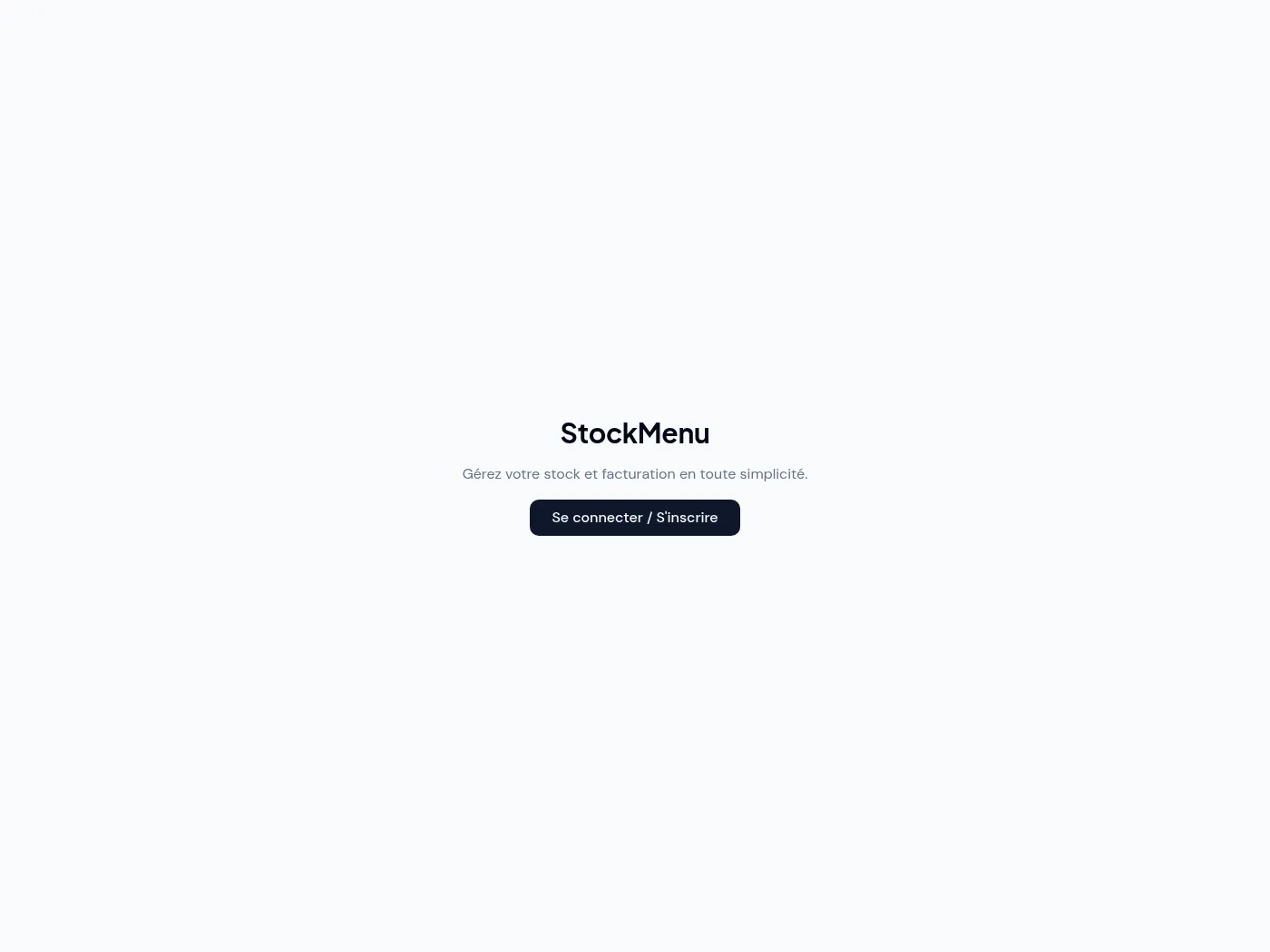 StockMenu QR Manager