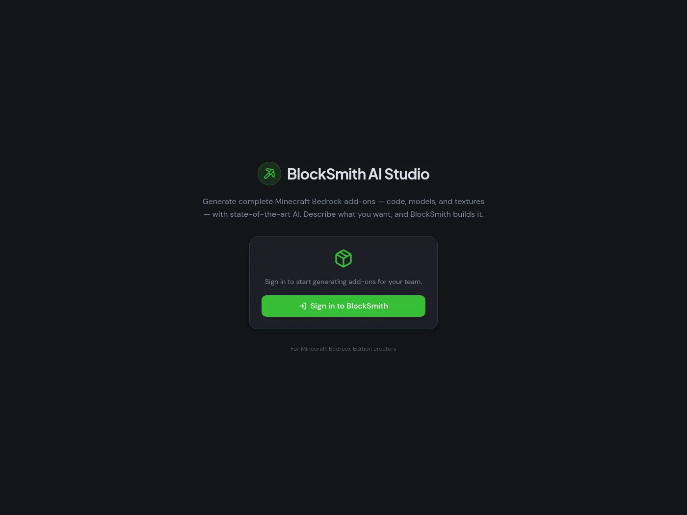 BlockSmith AI Studio