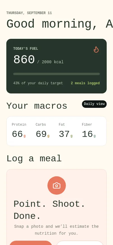 SnapDiet AI Tracker