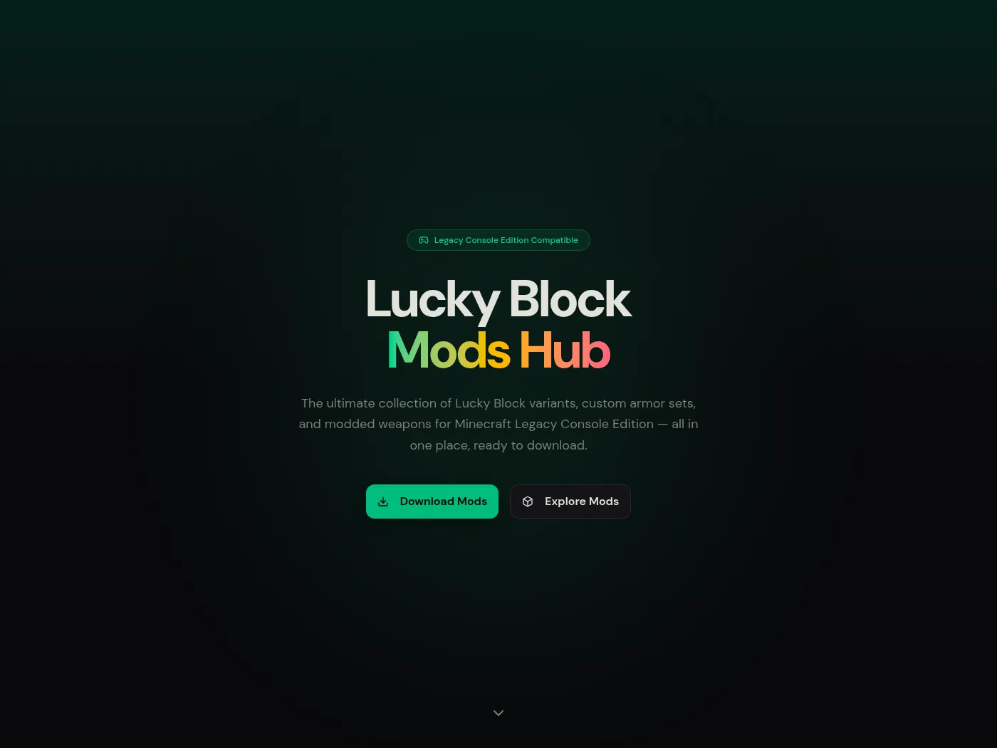 Lucky Block Mods Hub