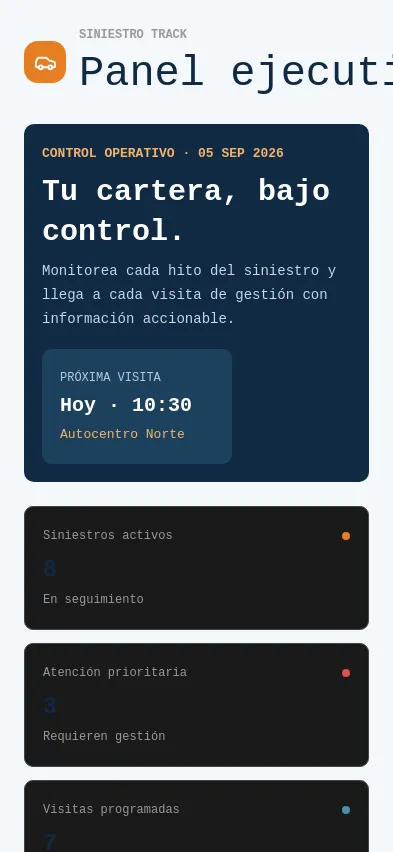 Siniestro Executive App