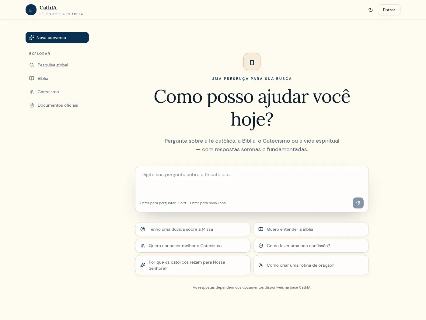 CathIA Catholic AI Platform