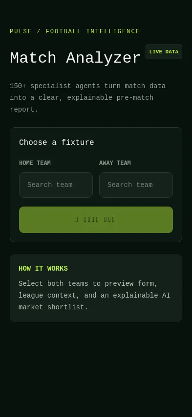 AI Football Match Analyzer