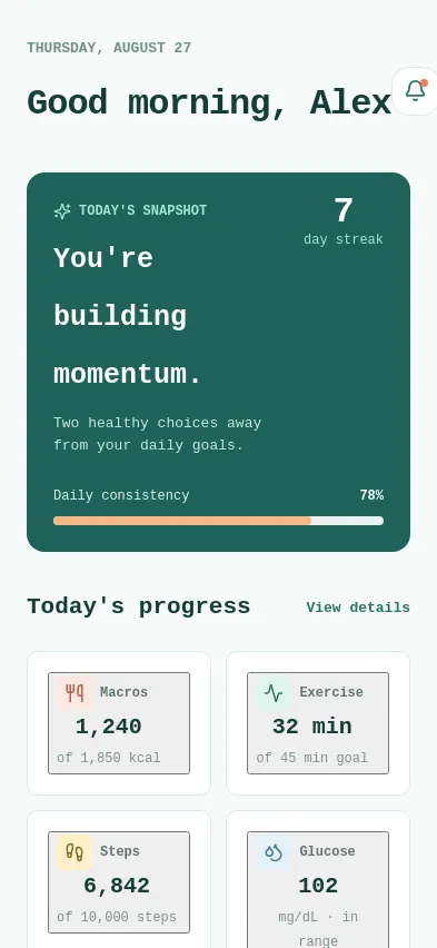 HealthTrack Mobile
