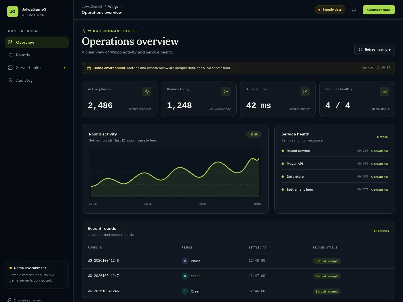 JalwaGame3 Admin Panel