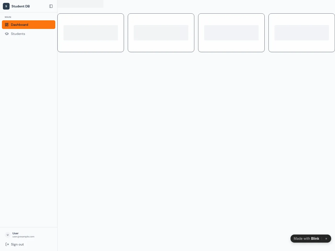 Student DB Portal