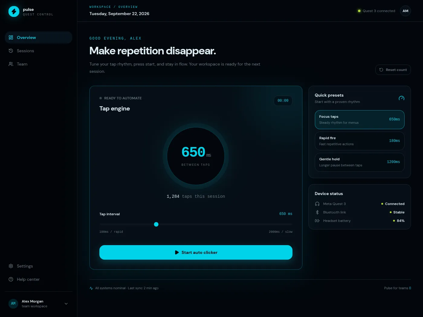VR Auto Clicker