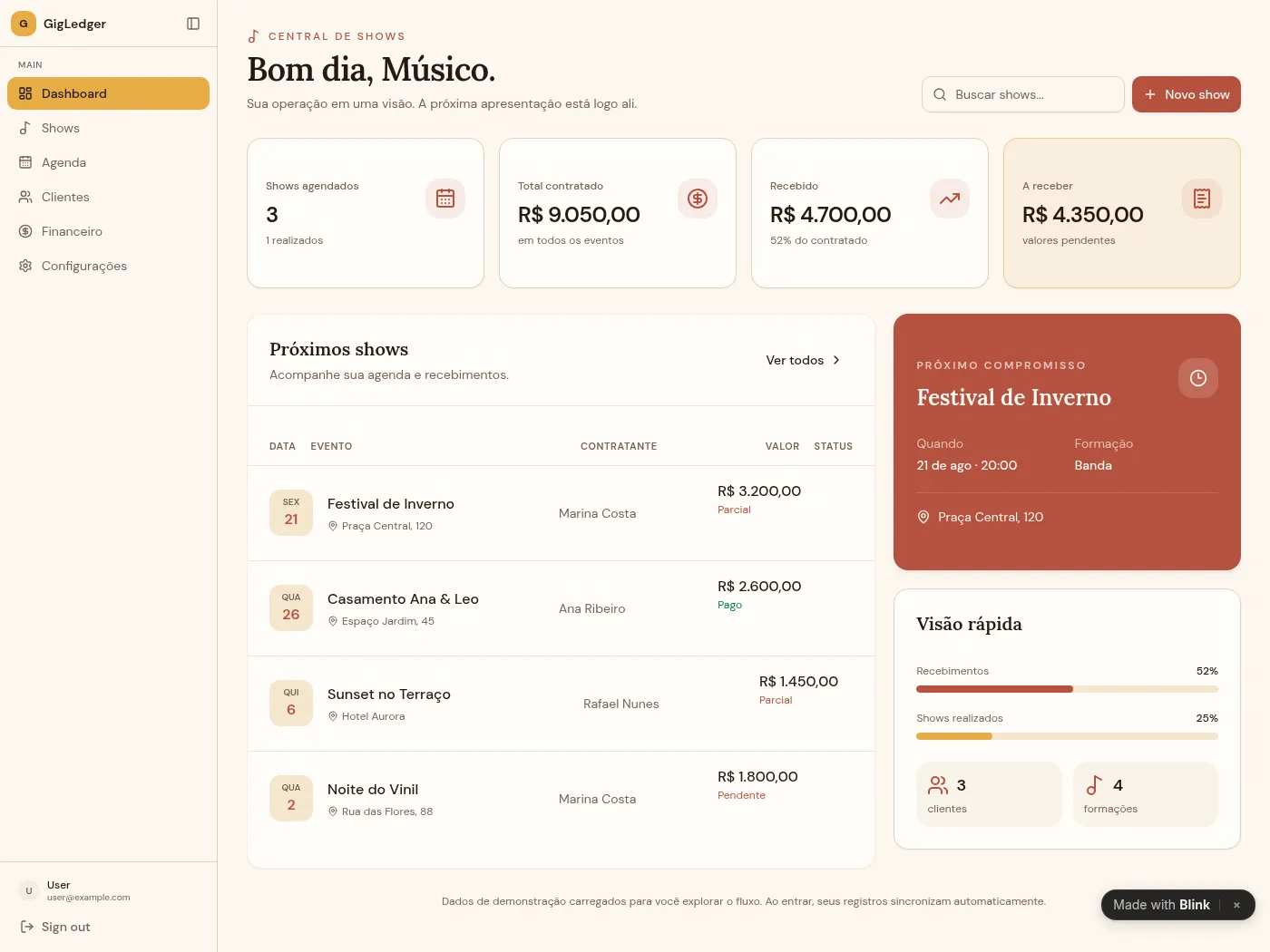 Music Shows CRM Pro