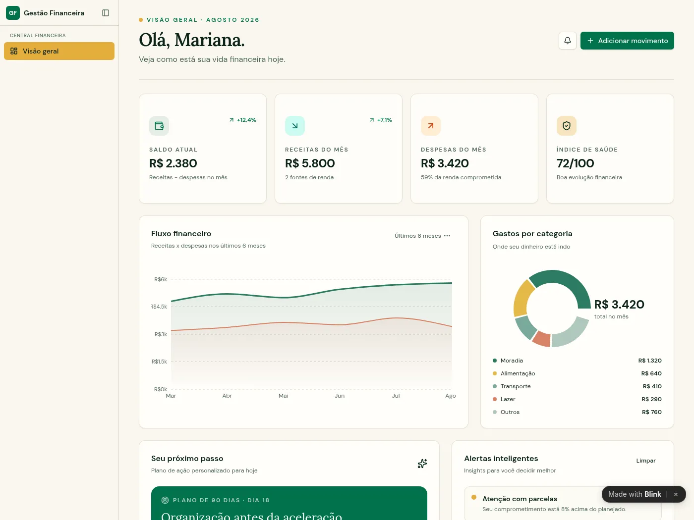 Gestão Financeira Inteligente
