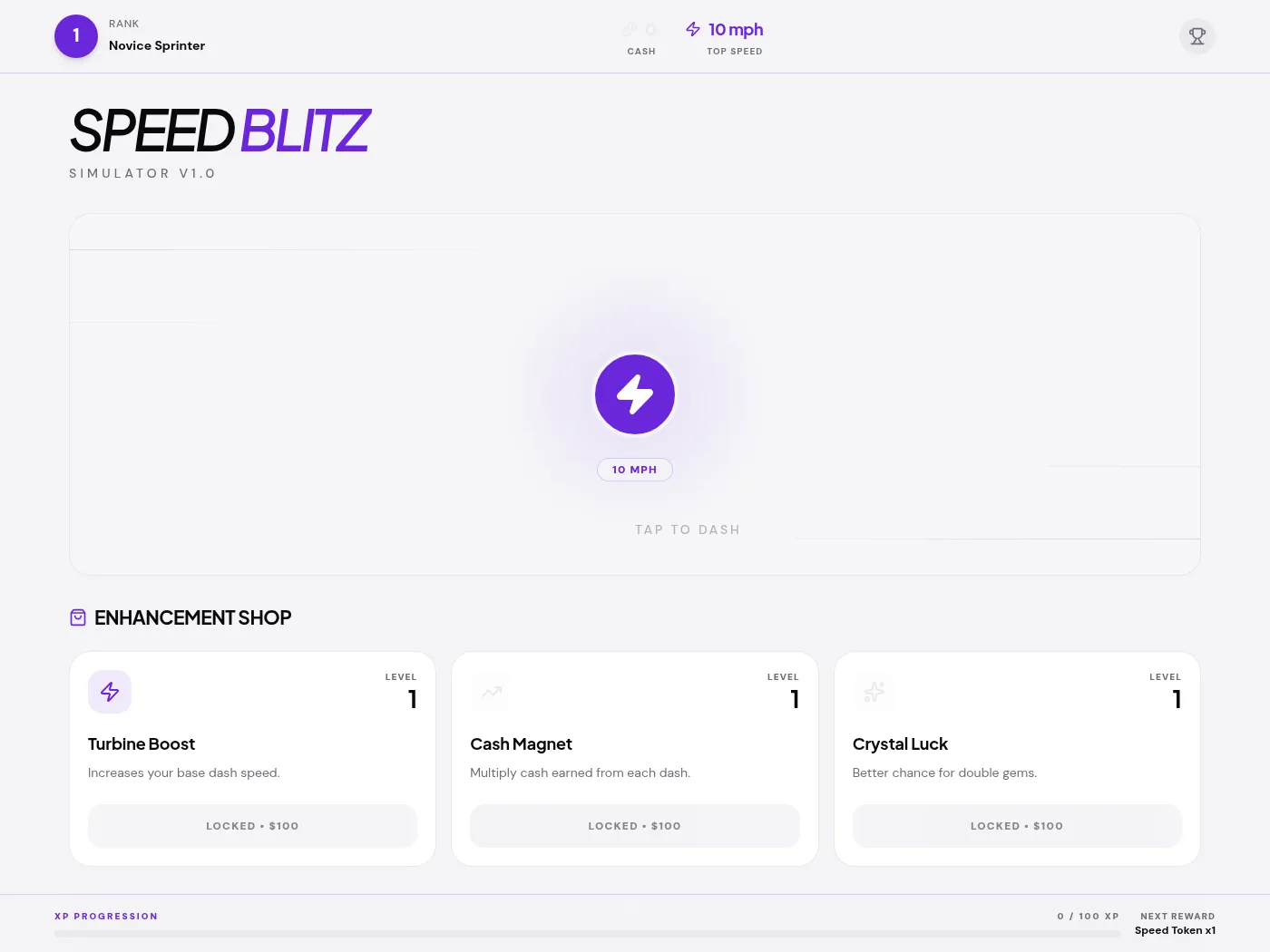 Speed Blitz Simulator