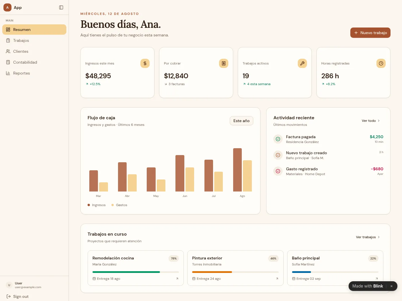 HomeFix Admin Panel
