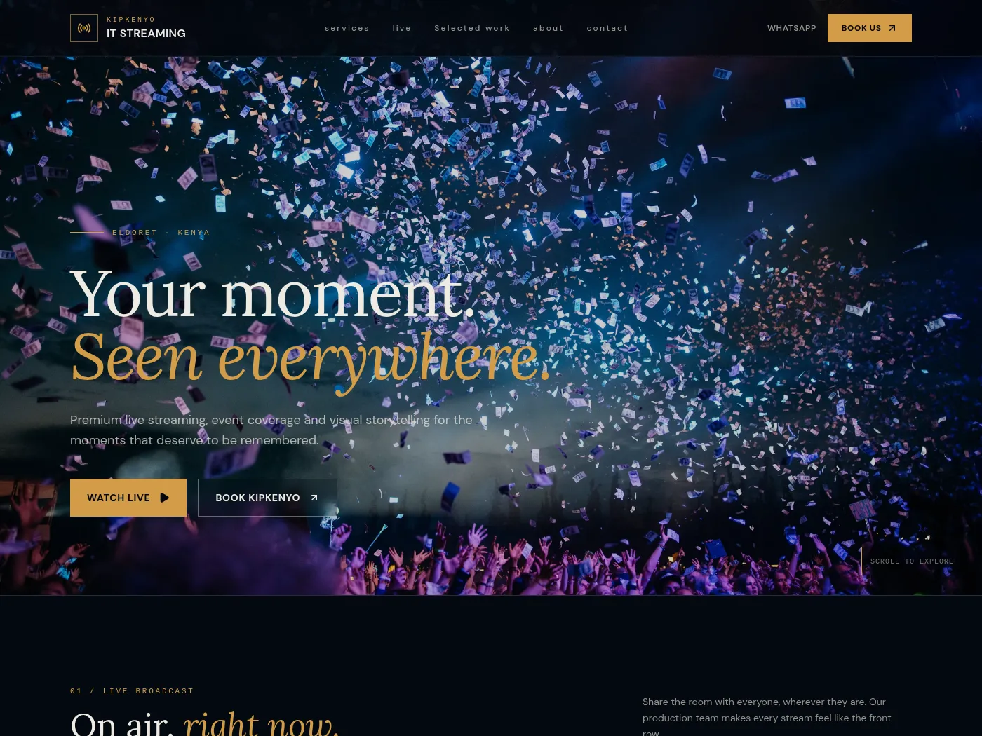 Kipkenyo Stream Pro Site