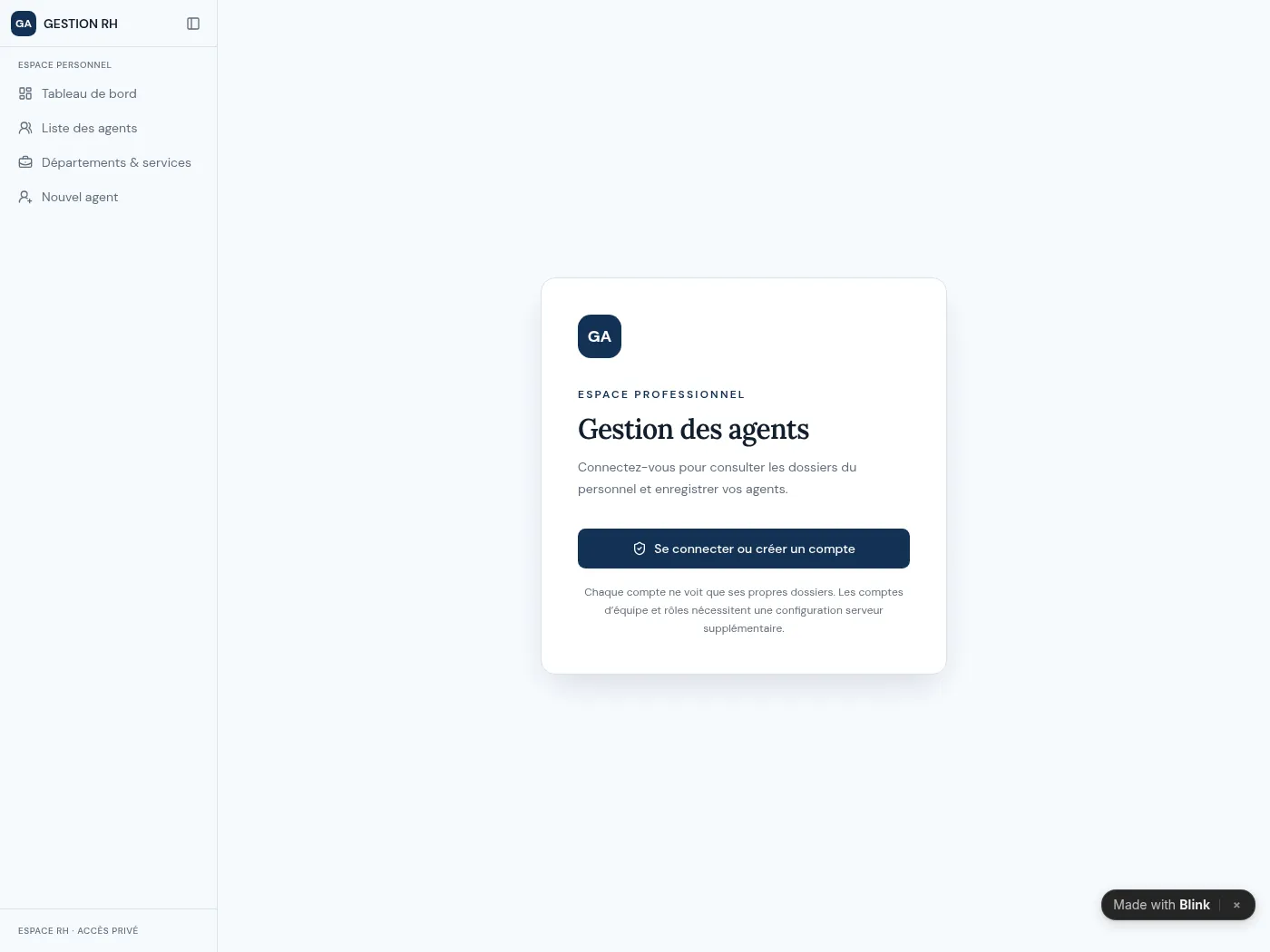 Gestion RH Pro Agents