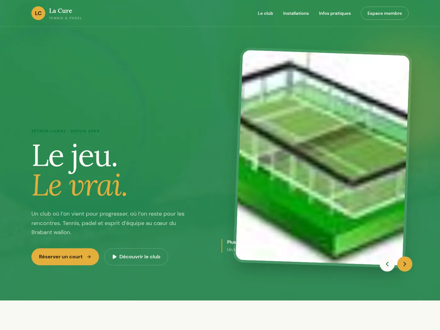 Pro Tennis Club Site