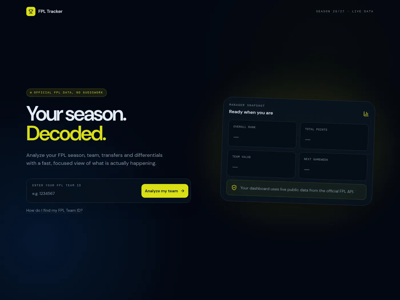 FPL Tracker Pro
