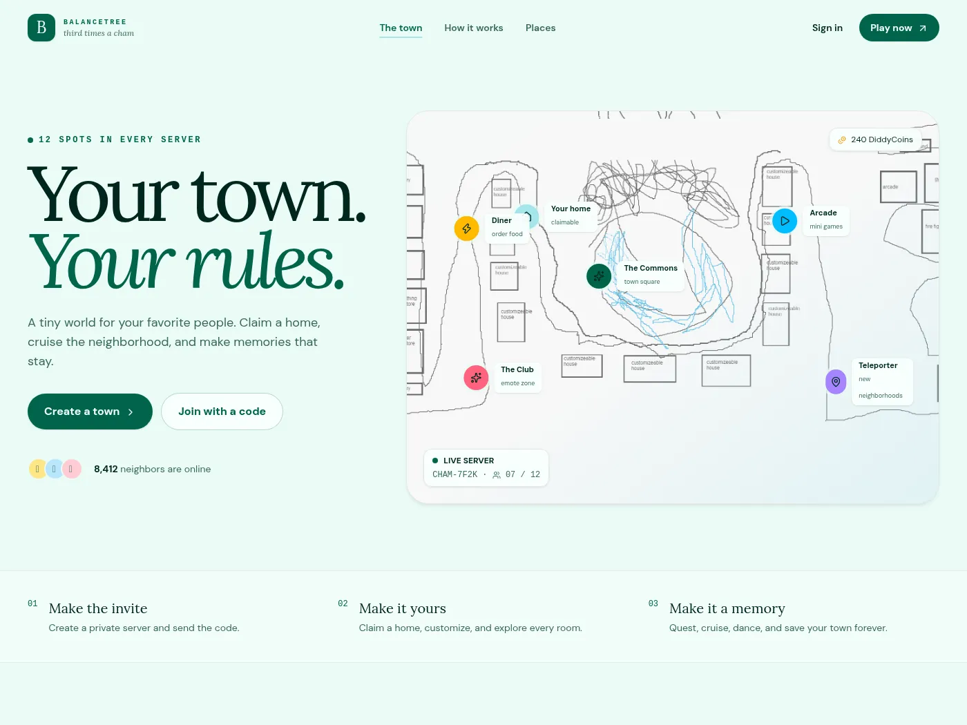BalanceTree Town Online