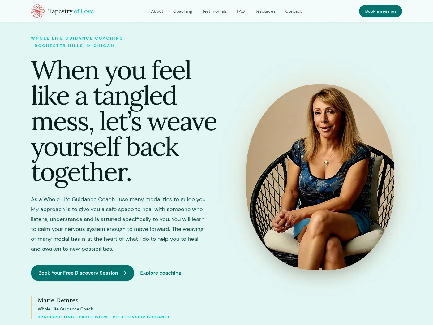 Tapestry Of Love Website
