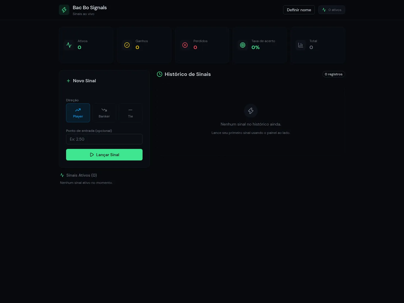 Bac Bo Live Signals