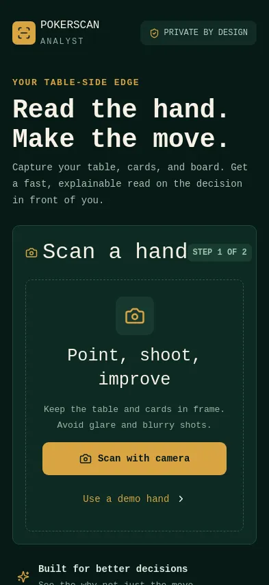 PokerScan Analyst