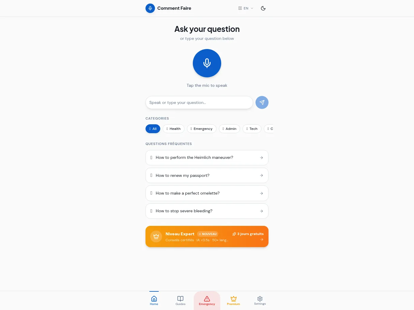 Comment Faire App