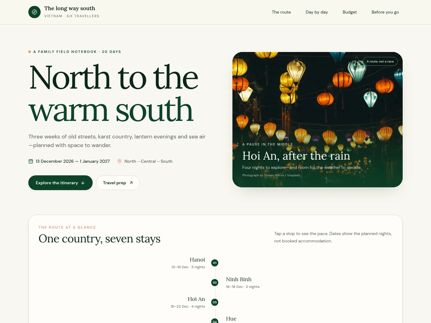 Vietnam Trip Planner