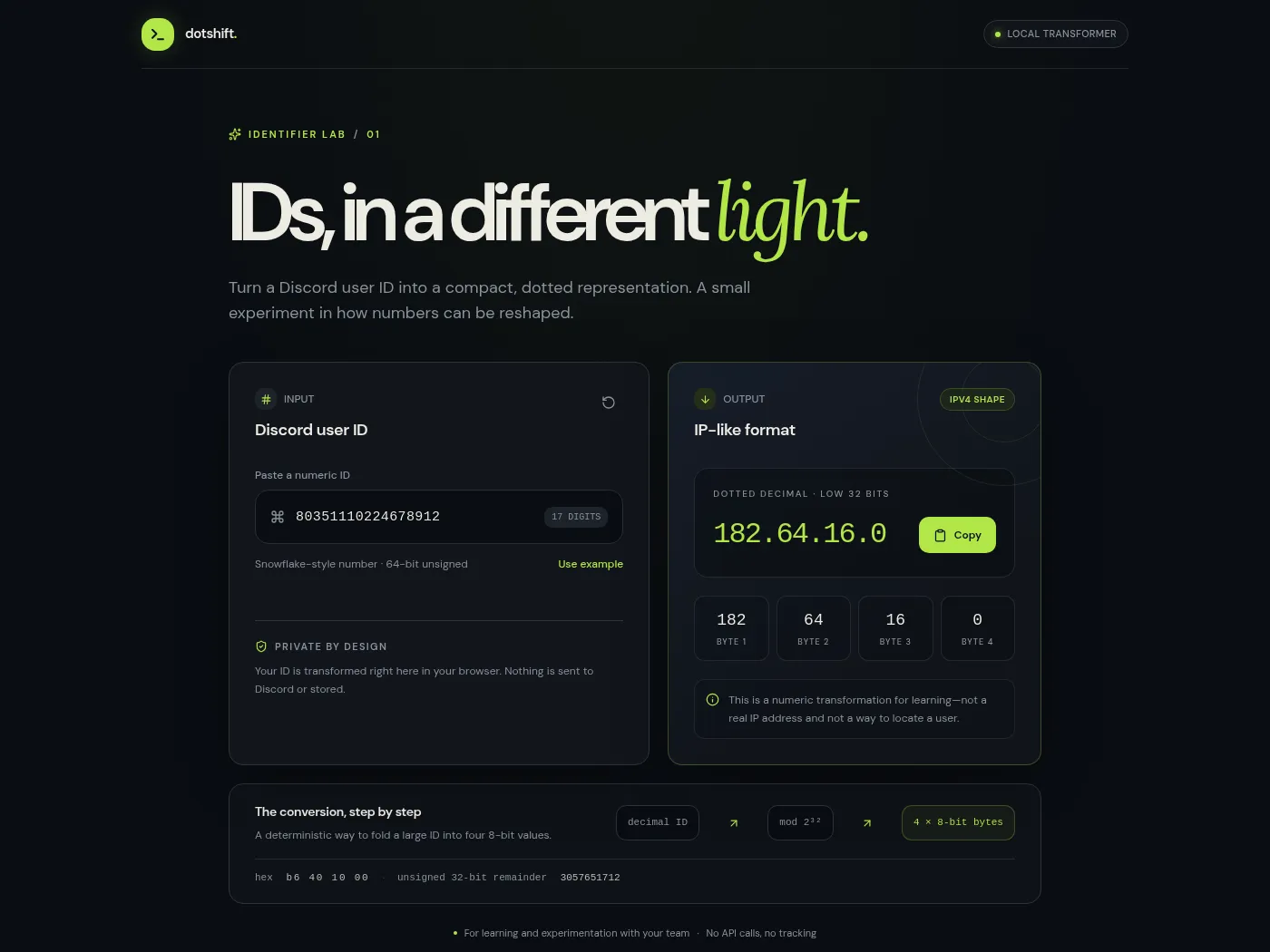 Discord ID Transformer