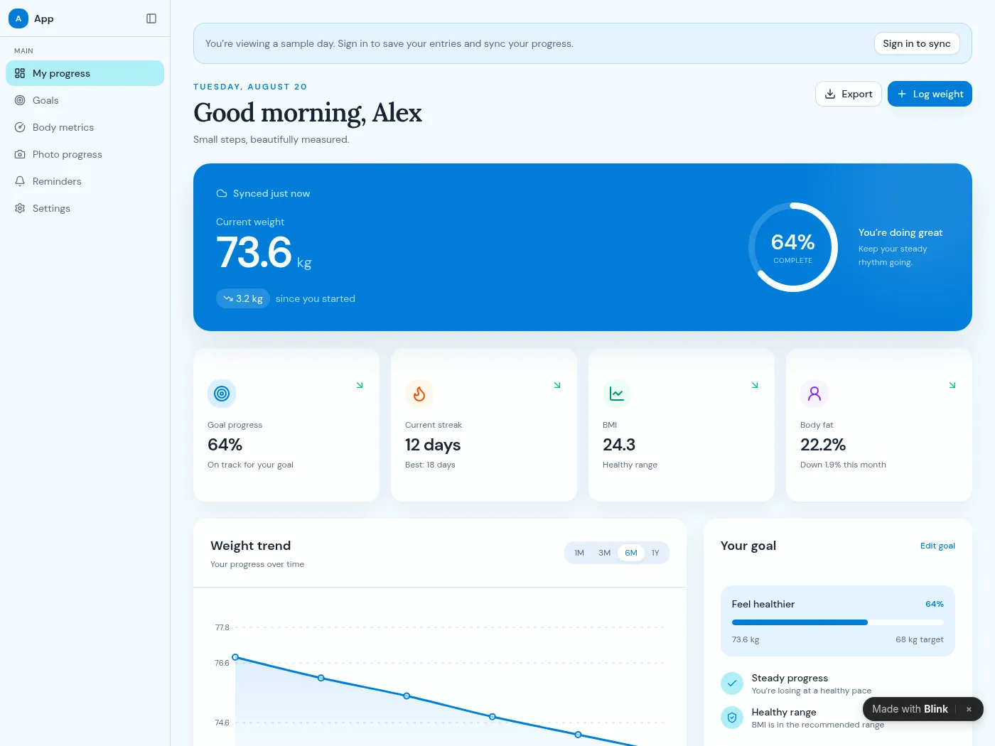 WeightWise Tracker